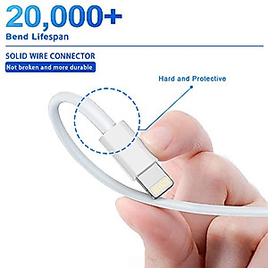 iPhone Charger 3Pack Apple MFi Certified Apple Charger 6FT, Lightning Cable 6FT Compatible with iPhone 12 Mini Pro Max SE 11 Xs Max XR X 8 7 6 Plus 5S iPad Pro Airpods