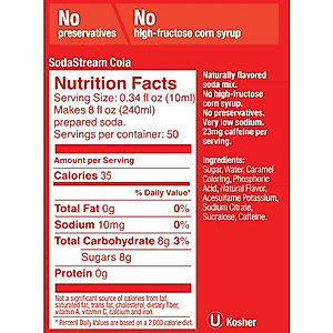 SodaStream SodaMix - Cola - 16.9 Fl. 0z.