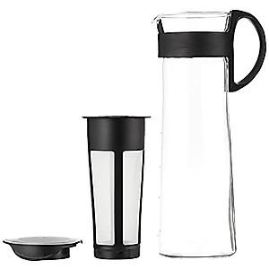 Hario Mizudashi Cold Brew Coffee Pot Cold Brew Coffee Maker 1000mL, Black