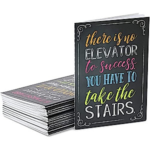 12-Pack Small Inspirational Notebooks with Growth Mindset Quotes, Motivational Pocket Journal Notepads for Students, Kids Party Favors, School, Office (3.5x5 in)