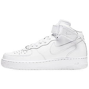 Nike Womens WMNS Air Force 1 '07 Mid DD9625 100 - Size 11.5W White/White-White