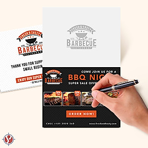 50 Greeting Cards Set – Blank White A6 (4.5" x 6") Cardstock and Envelopes – Customized and Personalized Cards for Business, Holidays, Bridal Showers, Birthdays, Wedding Invitations, All Occasion