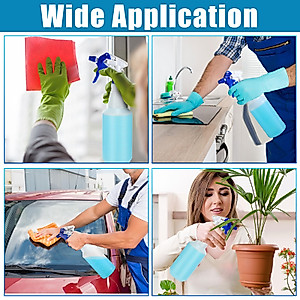 Eaasty 12 Pcs Plastic Spray Bottle 32 oz Bulk Heavy Duty Leakproof Spraying Bottles Empty Mist and Stream Mode Misting Spray Bottles with Adjustable Nozzle and Measurements for Cleaning Planting Pet