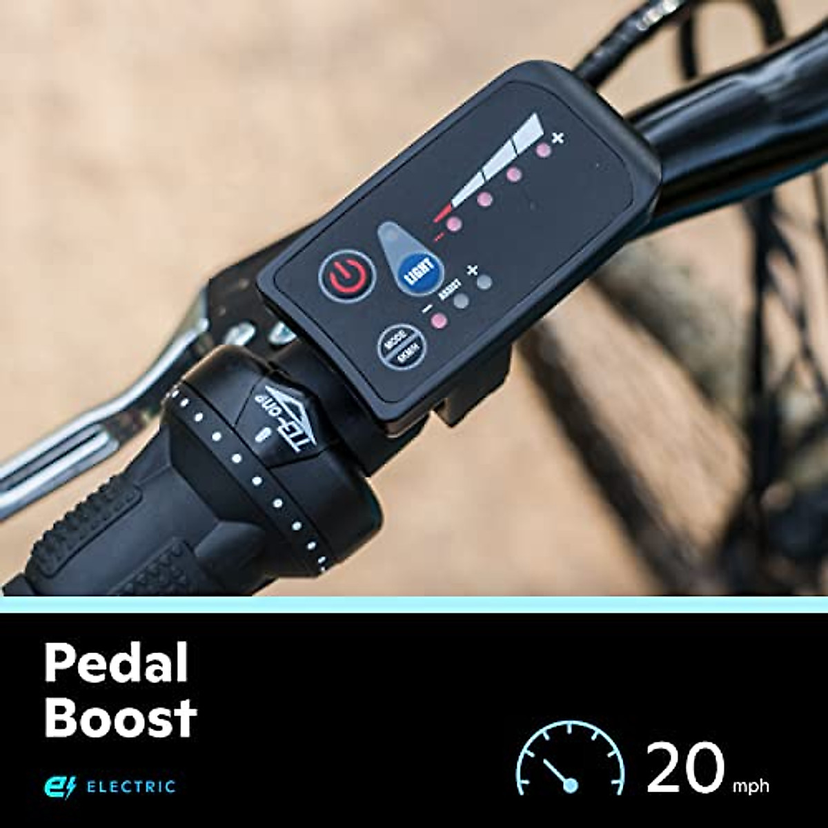 Schwinn Healy Ridge Adult Electric Mountain Bike, 18-Speed Drivetrain, 18-Inch Alloy Frame, 26-Inch Wheels, Grey