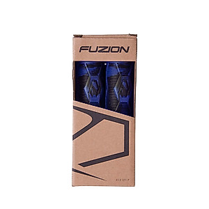 Fuzion Pro Scooters Hex Grips BMX Bike Grips (Blue & Black Swirl)