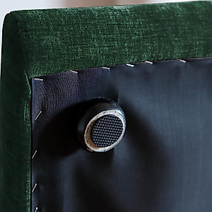 JACH Mid-Century Modern Comfy Sofa Couch with Thick Cushion, Chenille Single Accent Chair Deep Seat Couches, 50" Plush Sofas Furniture for Small Spaces Living Room Bedroom Office Apartment, Green