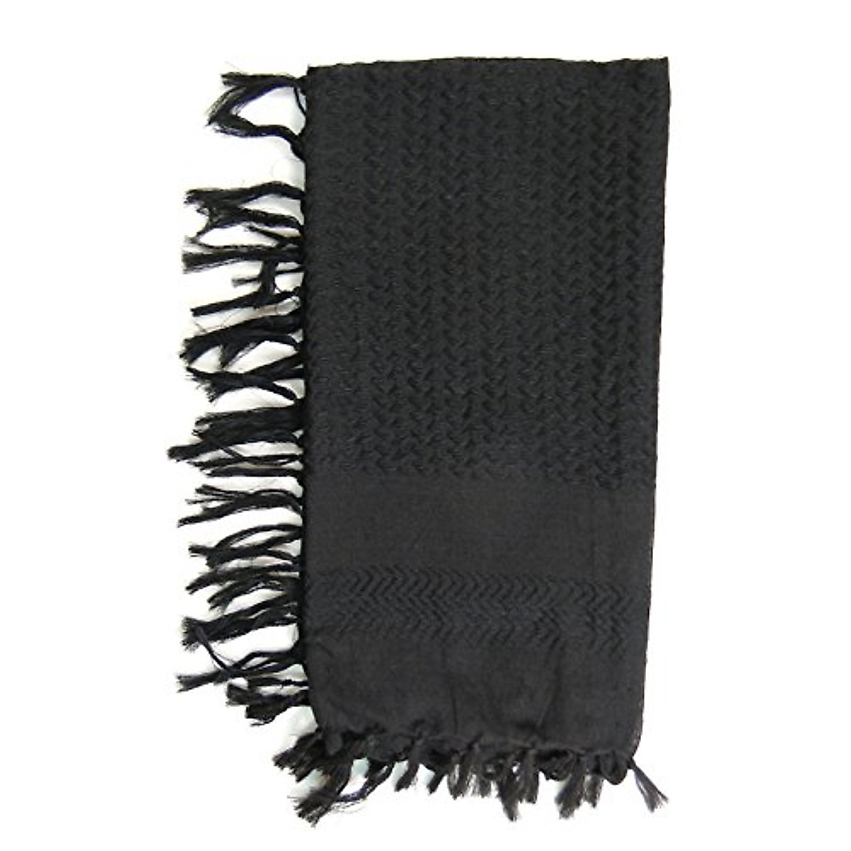Tapp Collections Premium Shemagh Head Neck Scarf - Black/Black