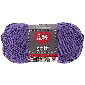 RED HEART Soft Yarn, Lavender