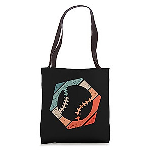 Baseball Retro Style Vintage Tote Bag