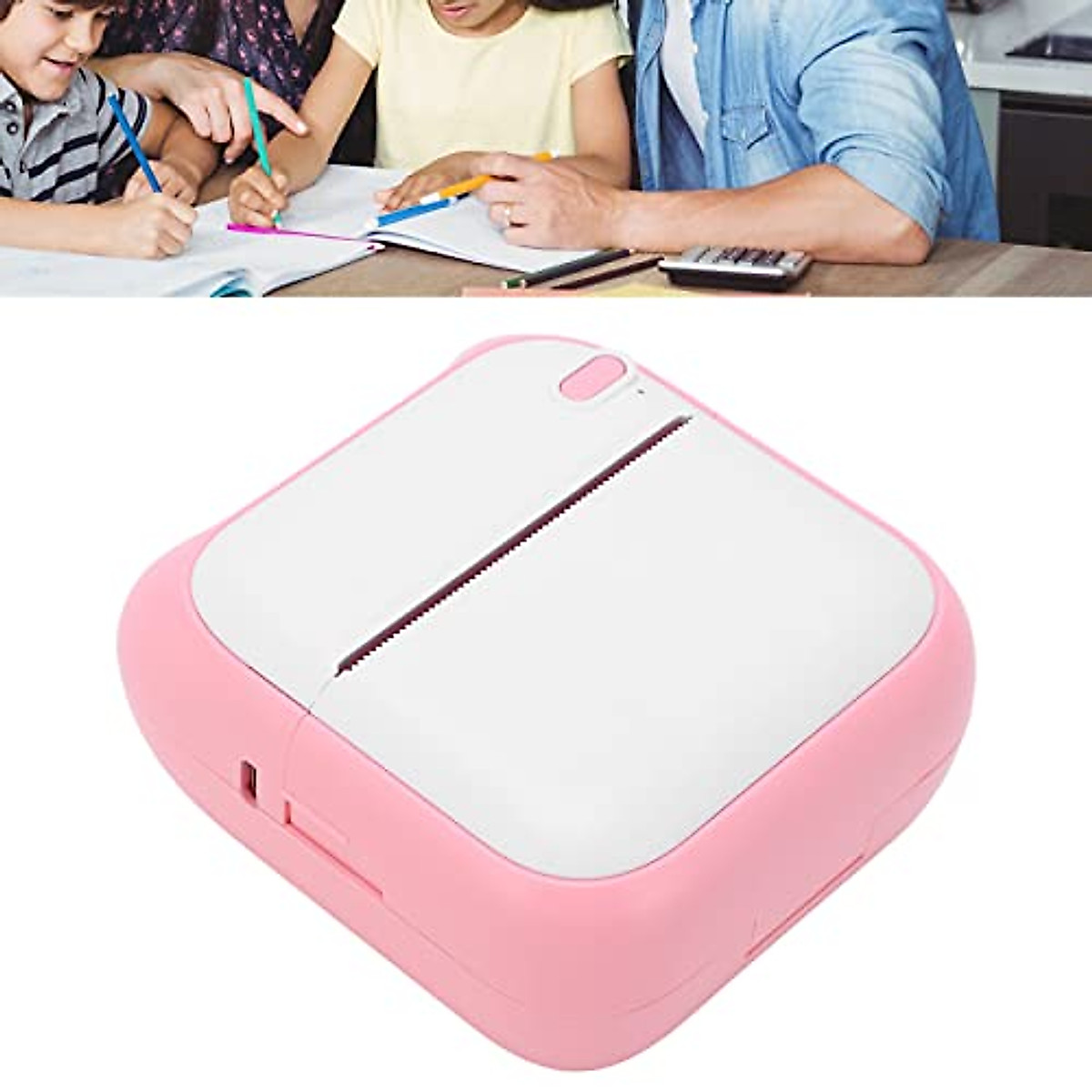 plplaaoo Label Printer,Multipurpose Wireless Printer,Portable Smart Mini Bluetooth Label Printer,203DPI USB Charging,Inkless,Thermal Label Printer,for iBleem