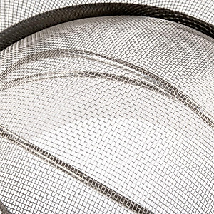 TrueCraftware 8 Cup Stainless Steel Flour Sifter with Four Wire agitator to sift flour Mirror finish- Mesh Baking Sifter for Powdered Sugar Shaker Duster Flour Sieve Sifter for Baking