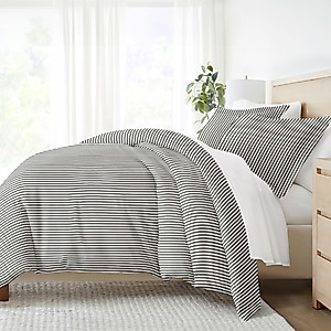 Linen Market Duvet Cover King Size (Gray) - Experience Hotel-Like Comfort with Unparalleled Softness, Exquisite Prints & Solid Colors for a Dreamy Bedroom – King Duvet Cover Set with 2 Pillow Shams