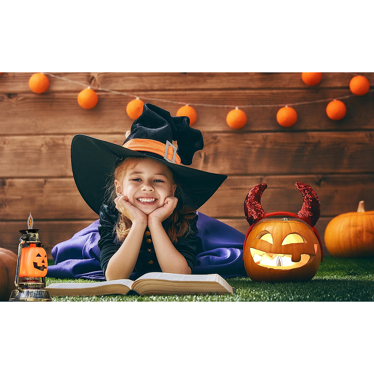 The Dreidel Company Flicker Flame Shaped Light Bulbs, E12 Replacement Bulbs, Dances with a Flickering Orange Glow, 1 Watt Bulb, 120 Volt (6-Pack)