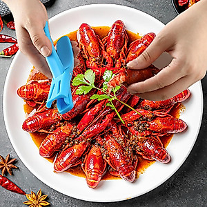 5 Pcs Upgrade Crawfish Sheller Tool, 2024 New Crawfish Shucker for Peeling Cooked Shrimp Tails, Portable Shrimp Peeler Seafood Tool 2 Seconds Quick Peeling Crawfish Shelling Tool