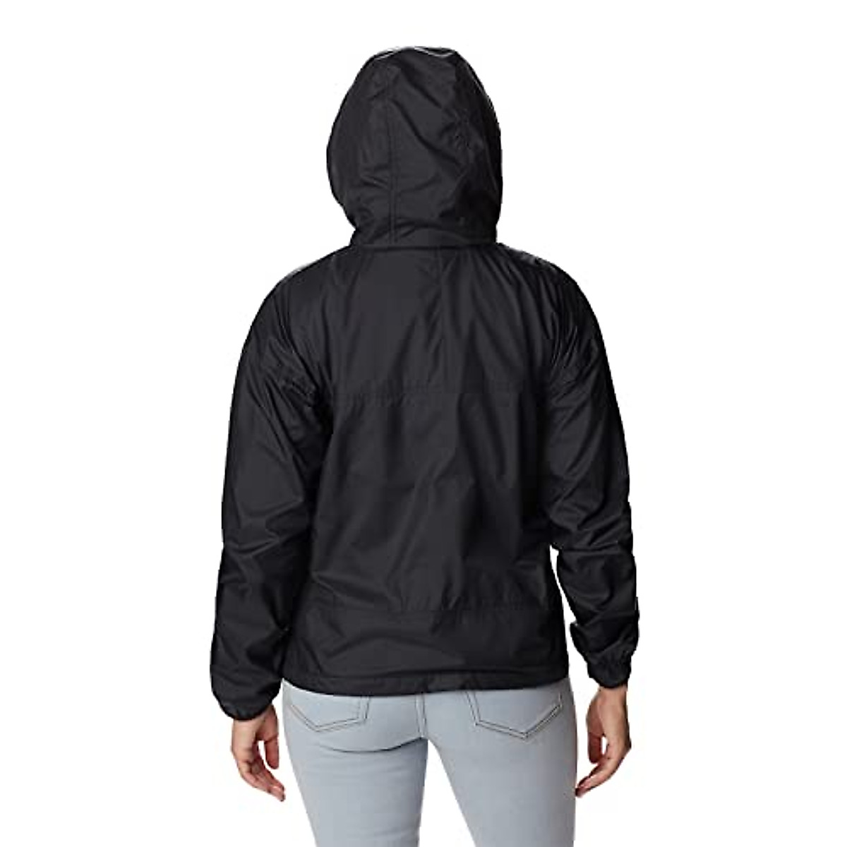 Columbia Women's Flash Challenger Lined Windbreaker, Black, Small