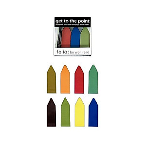 Get to The Point - Magnetic Slip-Over-The-Page Arrow Bookmarks (NEON - Box of 20)