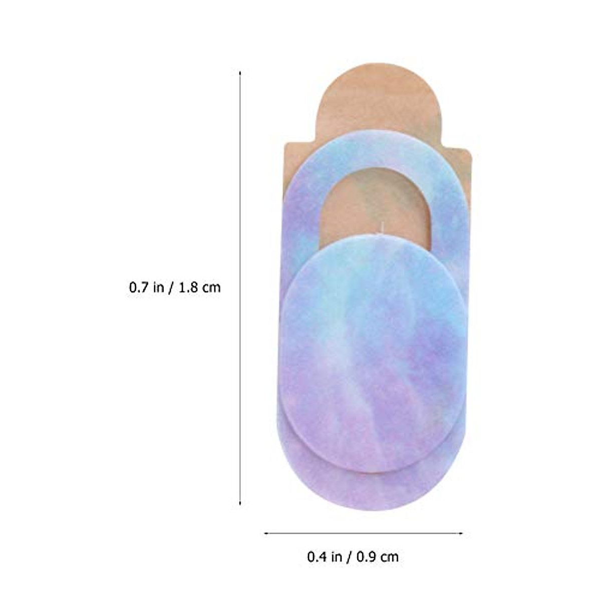 SOLUSTRE 30 pcs Phone Patch Smartphone Hacker Starry Color Design Sky Pad Protector Desktop Thin Ultra Webcam Anti-Hacker Pattern Prevention Cover Tablet Web Computer for Slide