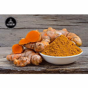 Premium Quality Turmeric Root Powder with Curcumin 5lbs by Naturevibe Botanicals | Raw Turmeric Root Grounded | Bulk Bag 100% Pure (80 Ounces)