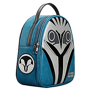 Bioworld Star Wars Bo Katan Helmet cosplay Women's Mini Backpack