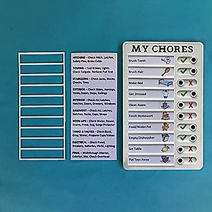 Wociaosmd Board Do Notepad Check Camping(My Daily Chores) Memo Desk List To For Home Tools