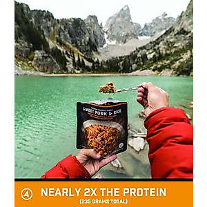 Peak Refuel Variety Meal Kit | 239g Protein | 4920 Calories | 100% Real Meat | Premium Freeze Dried Backpacking & Camping Food | 2 Servings | Ideal MRE Survival Meal