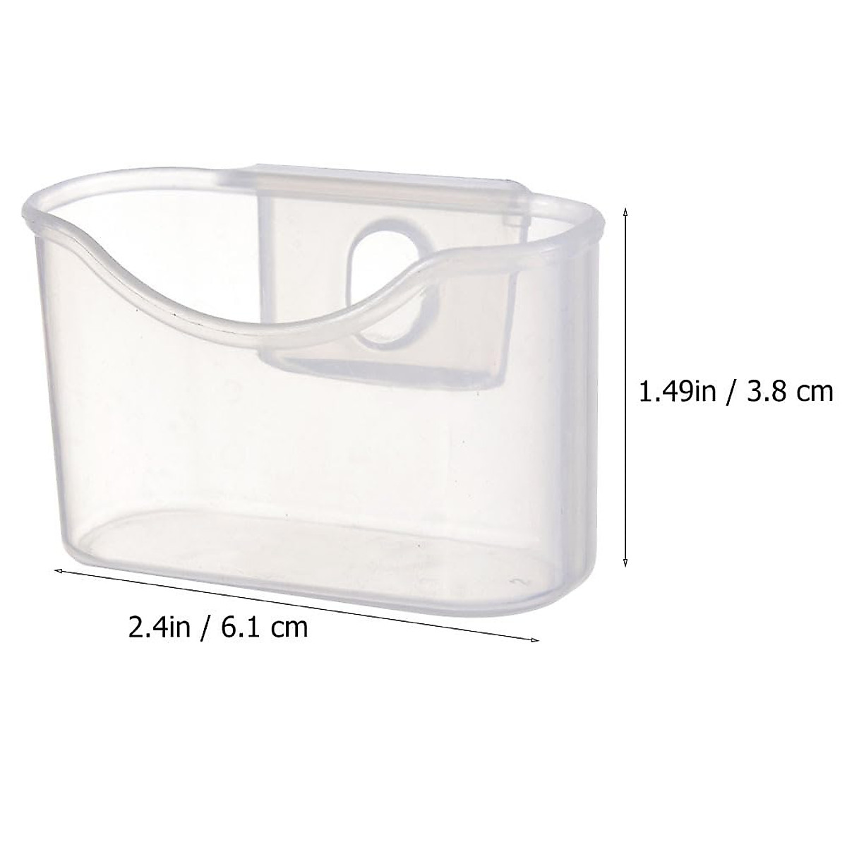 DECHOUS 4Pcs Fridge Space Allocator Refrigerator Door Storage Organizer Hanging Box Cases Refrigerator Plastic Drawer Organizer Cases