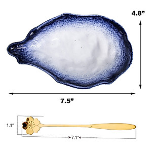 Ceramic Spoon Rest for Kitchen Counter Utensil Holder Kitchen Decor, Accessories for Countertop