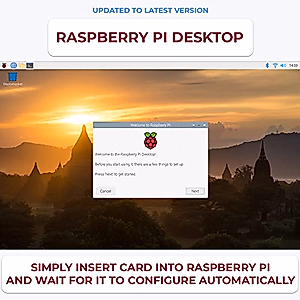 STEADYGAMER - 64GB Raspberry Pi Preloaded (RASPBIAN/Raspberry Pi OS) SD Card | 400, 4, 3B+, 3A+, 3B, 2, Zero Compatible with All Pi Models (64GB)