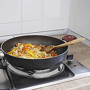 CHXIHome 2Pcs Stainless Steel Pots Rack, Reversible Support Round Pan Stand Stove Rack, Pots Holder Wok Ring, Kitchen Supplies Utensils(30cm)