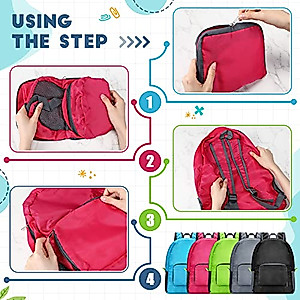 Eccliy 50 Pack Backpacks in Bulk 17 Inches Back Pack for Boys Girls Basic Backpack Lightweight Student Outdoor Travel School Bookbags (5 Colors)