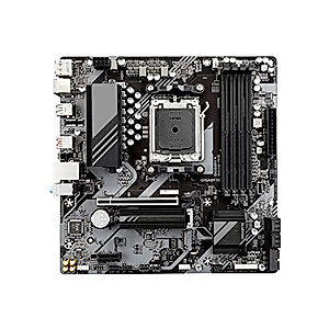 GIGABYTE B650M K (AM5/ LGA 1718/ AMD/ B650/ Micro-ATX/ 5-Year Warranty/ DDR5/ 2X PCIe 4.0 M.2/ PCIe 4.0/ USB 3.2 Gen2 Type-C/ 2.5GbE LAN/Motherboard)