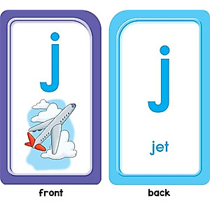 School Zone - Alphabet Match Flash Cards - Ages 4 and Up, Preschool to Kindergarten, ABC's, Letters, Matching, Beginning Sounds, Letter-Picture Recognition, and More