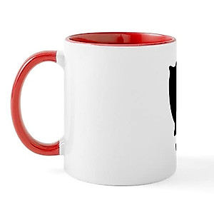 CafePress Everything Tastes Better With Cat Hair Mugs Ceramic Coffee Mug, Tea Cup 11 oz