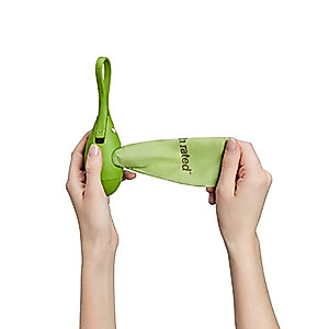 Earth Rated Compostable Dog Poop Bags, Ultra Thick and Leak Proof Dog Waste Bags, Unscented, 75 Count with Bag Holder