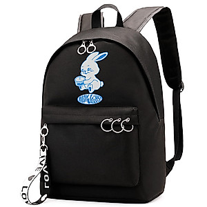 KAEFRA Casual Kpop New Black jeans Pink HAERIN HYEIN MINJI Merchandise HANNI DANIELLE Merch Backpack Bags (KH002)