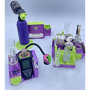 BC Labs Dab Rite Modular Caddy Purple Green