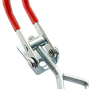 4PCS Latch Catch Cabinet Boxes Handle Toggle Lock Clamp Hasp Silver 4001