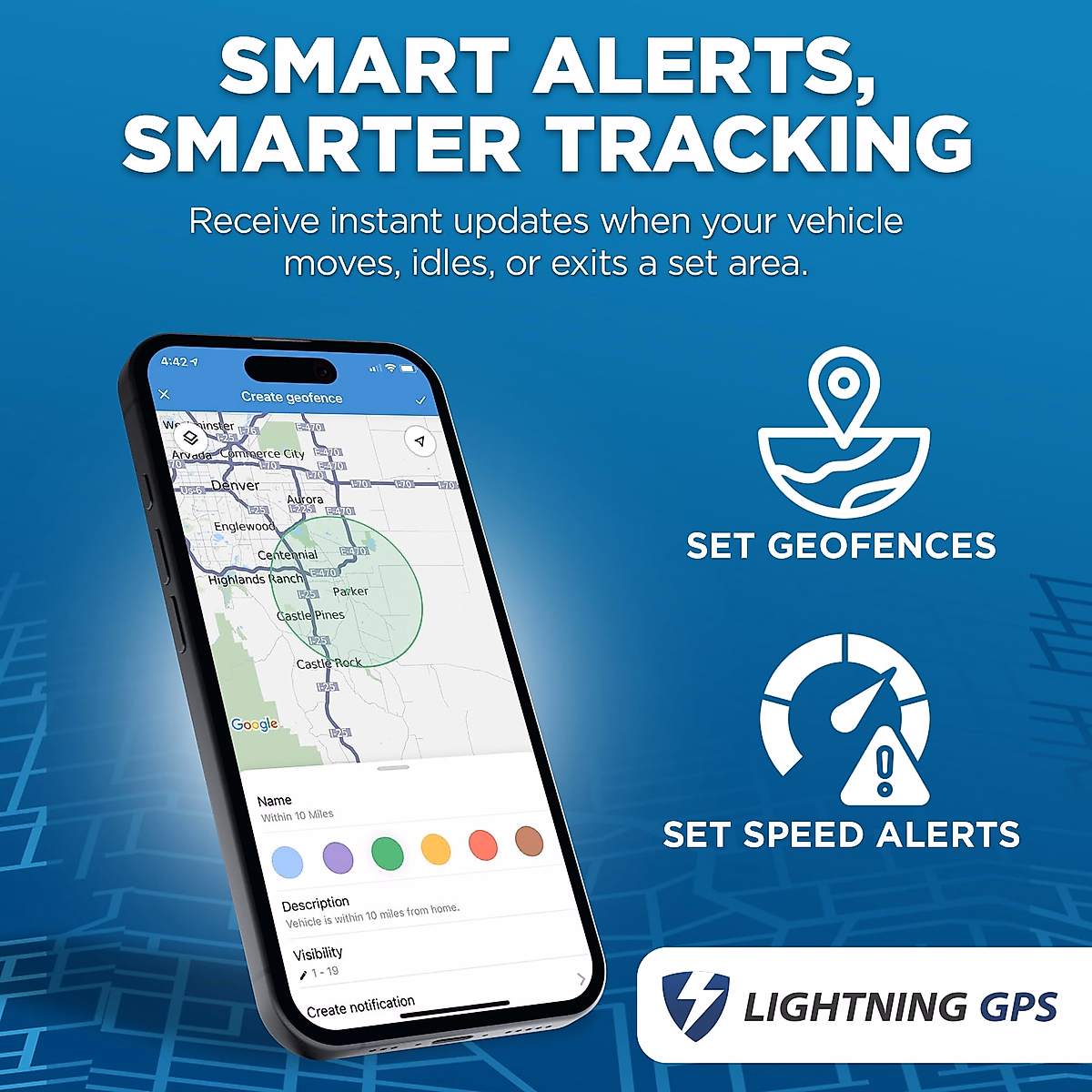 Lightning GPS Easy Wired 4G Vehicle GPS Tracker – Hardwired Hidden Tracking Device, Waterproof, Covert, Real-Time Fleet Security for Cars, Trucks, Motorcycles & Vehicles - Subscription Required