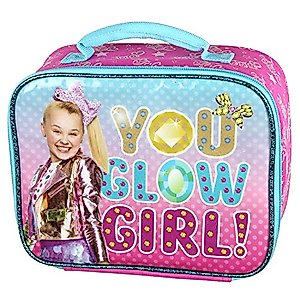 Jojo Siwa You Glow Girl Soft Kit Insulated Lunch Box Cooler