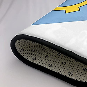 LIICHEES Flag of Dry Waters, Dream SMP Area Rug 63x48in Washable Rugs for Living Room Bedroom Large Rug Indoor Decorative Carpet Yoga Mat