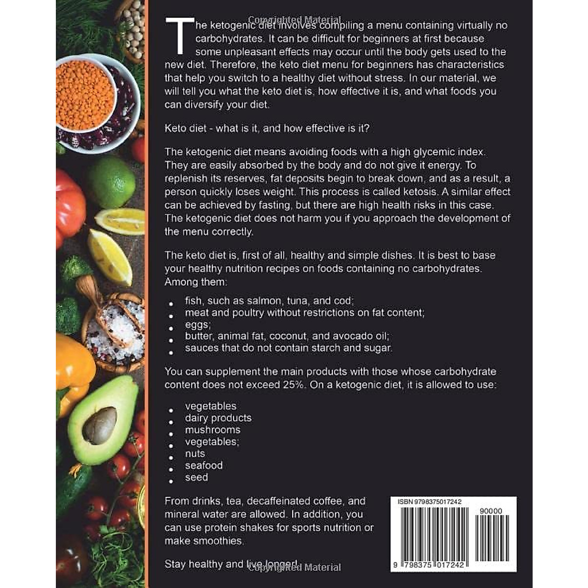 Keto Diet Cookbook With Pictures: Healthy, Delicious and Simple Low-Carb, High-Fat Recipes With The Best Ingredients