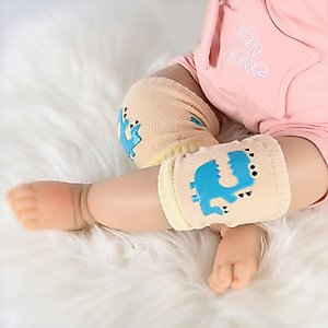 BOSONER Baby Knee Pads for Crawling,6 Pairs Crawling Anti-Slip Knee,Knee Protectors Unisex Babies Girl Boy Infant Toddlers Kneepads