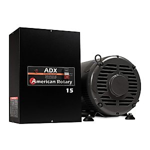 Rotary Phase Converter 15 HP 1 to 3 Phase CNC Extreme Duty ADX15|Can Start up to a 7.5Hp / 21 Amp 208-240v Load