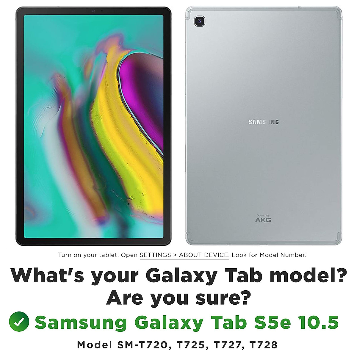 Bam Bino Space Suit Rugged Kids Case for Samsung Galaxy Tab S5e 10.5, Designed in Australia for Children, Built-in Screen Protector, Handle, Stand, Pencil Holder, Shoulder Strap (Galactic Blue)