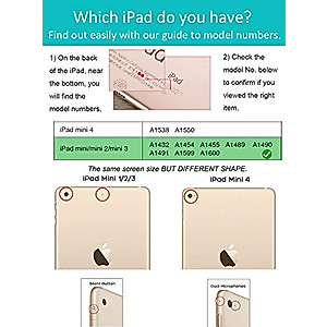 Ztotop iPad Mini 1/2/3 Case, Premium Leather Folio Stand Protective Case Smart Cover with Multi-Angle Viewing, Pocket, Functional Elastic Strap for Apple iPad Mini 3/ Mini 2/ Mini 1 - Brown