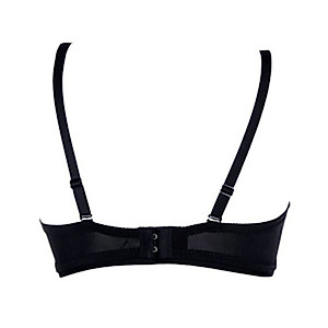 Generic Womens WomenS Studded Rivets Bras Punk Push Up Tops Underwear For Party Club Sexy Gothic Metallic Bra Clubwear Golden,Large