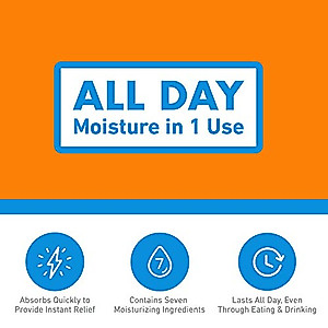 O'Keeffe's Cooling Relief Lip Repair Lip Balm for Dry, Cracked Lips, Stick, (Pack of 4)