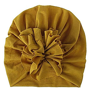 OVOY Newborn-Turban Hospital-Hat Nursery Headwrap (Baby Floral Hospital Hat-6pcs, One_Size)