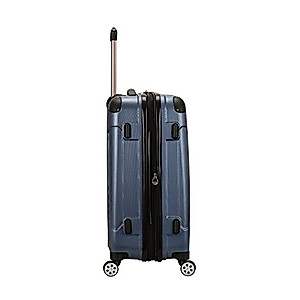 Rockland Hardside Expandable Luggage with Spinner Wheels, Blue, 28-24-20-Inch