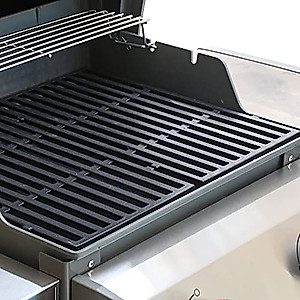 Grill Grates Replacement Part 17.5 Inch for Weber Grills, 7637 Cast Iron Cooking Grate for Weber Spirit & Spirit II 200 Series Spirit e210 Spirit e220, S210, S220, Grill Cooking Grid Replacement